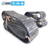 China Shipping Transportation Hanix Rt800 Rt1000 Dumper Rubber Track 600X125X62 for sale