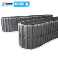 China Hanix Rt800 Dumper Crawler Rubber Track 600*125*62 for sale