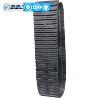 China 13" Wide Dumper Undercarriage Spare Parts Rubber Track 320*100*38 for sale