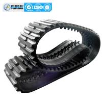 China 13" Wide Dumper Undercarriage Spare Parts Rubber Track 320*100*38 for sale
