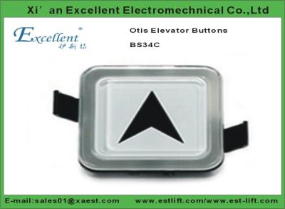 China Otis Elevator Button BS34C DC24V 36mm Hole Elevator Parts Components for sale