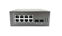 China Outdoor Industrial Ethernet Switch 8 Port POE PSE 220v AC Input Support PoE+ for sale