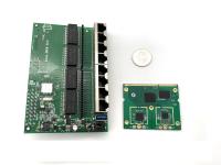 China 2.4G / 5G Embedded Ethernet Modules , DC 5V - 15V Gigabit Wifi Router Module for sale