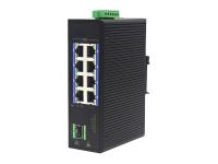 China 8 Port 3W IP40 100Base-TX Fiber Optic Ethernet Switch MSG1108F for sale