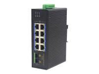China MSE1108P 100M 8 Port DC12V 10Base-T Fiber Optic PoE Switch for sale