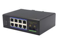 China MSE1108P 100M 8 Port DC12V 10Base-T Fiber Optic PoE Switch for sale