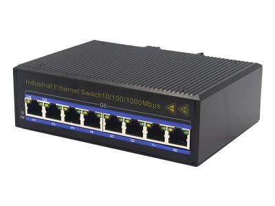 China 3W 8 Port 1000Base-TX Duplex Fiber PoE Switch MSG1008P for sale