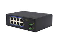 China MSG1108P 100Base-T RJ45 1000M PoE Industrial Ethernet Switch IP40 for sale