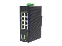 China MSG1108P 100Base-T RJ45 1000M PoE Industrial Ethernet Switch IP40 for sale