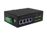China 3W IP40 MSG1204P 1000M 100Base-T Fiber PoE Ethernet Switch for sale