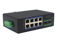 China MSG1208P 100Base-T RJ45 1000M PoE Industrial Ethernet Switch 3W for sale
