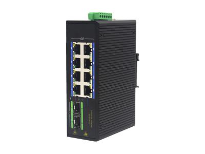 China MSG1208P 100Base-T RJ45 1000M PoE Industrial Ethernet Switch 3W for sale
