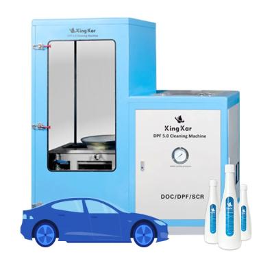 China Eco Friendly Flash Carbon DPF Filter Cleaning Machine Three Phase Dpf Cleaning System for sale