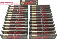 China RAW Black Kingsize Slim Rolling Paper Slow Burning Papers Full Box of 50 Packs for sale