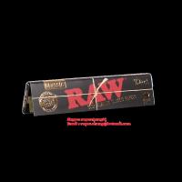 China RAW Black 1¼ Rolling Paper Slow Burning Papers Full Box of 24 Packs for sale