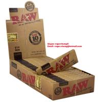 China RAW Brown 1¼  Rolling Paper Slow Burning Papers Full Box of 24 Packs for sale
