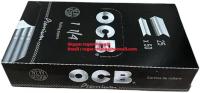 China OCB Premium 1 1/4 SizeBlack Rolling Paper Slow Burning Papers. for sale