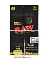 China RAW Organic Black 1¼ USA slow burning papers. for sale