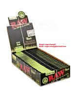 China RAW Organic Black 1¼ USA slow burning papers. for sale