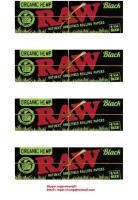 China RAW Organic Black 1¼ USA slow burning papers. for sale