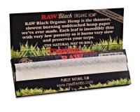 China RAW Organic Black 1¼ USA slow burning papers. for sale