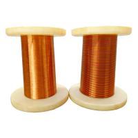 China Chemical Resistant Polyurethane Enamelled Copper Wire 0.04mm - 2.30mm with Custmized Colors For oil-immersed transformers for sale