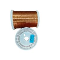 China Thermal Class 130 Enamelled Round Wire 0.04mm - 2.30mm Enameled Wire with Natura Color and 2800V Voltage Rating for sale