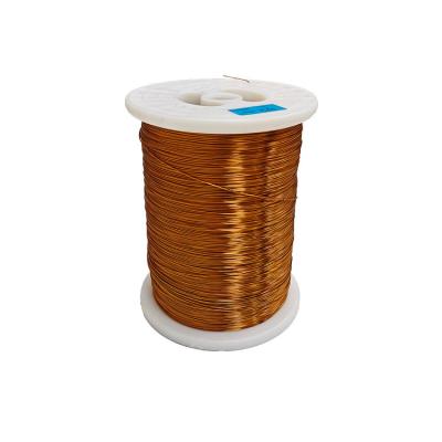 China Overcoat Polyamide Enameled Copper Round Wire 0.04mm - 2.60mm Theramal Class 155 for sale