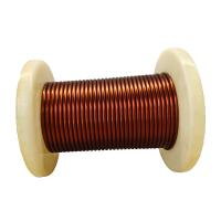 China Polyester Enamel Covered Wire 0.08mm - 3.20mm Non Weldable Thermal Class 155 PEW Grade three for sale