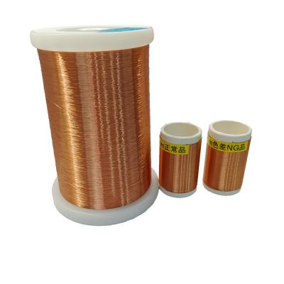 China UEWN Heavy Overcoat Polyamide Enameled Copper Winding Wire Thermal Class 130 AWG 46-10 for sale