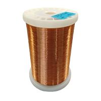 China AWG 46-10 UEWN Single overcoat polyamide enamelled wire For general motor Thermal class 130 for sale