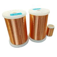 China UEWN Heavy Overcoat Polyamide Enameled Copper Winding Wire Thermal Class 130 AWG 46-10 for sale