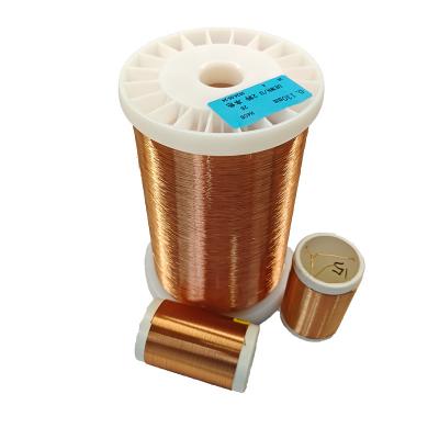 China AWG 46-10 UEWN Single overcoat polyamide enamelled wire For general motor Thermal class 130 for sale