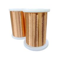 China Heat Resistant Polyurathane Enamelled Round Copper Wire 0.04mm - 1.60mm Class 155 UEWF U1 for sale