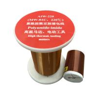 China 0.10mm - 3.20mm High Temperature Magnet Wire U0 Polyamide Imide Enamel Copper Wire for sale