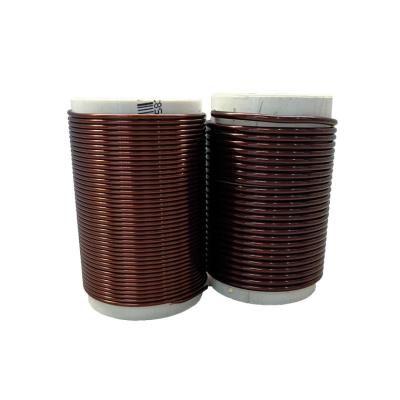 China 0.1mm - 2.20mm Enameled Copper Winding Wire Overcoat Polyamide Non Weldable for sale
