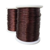 China Copper Round Enameled Winding Wire Overcoat Polyamide Imide HAI Single for sale