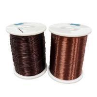 China Non Weldable Enameled Copper Winding Wire 0.1mm - 2.20mm Overcoat Polyamide for sale