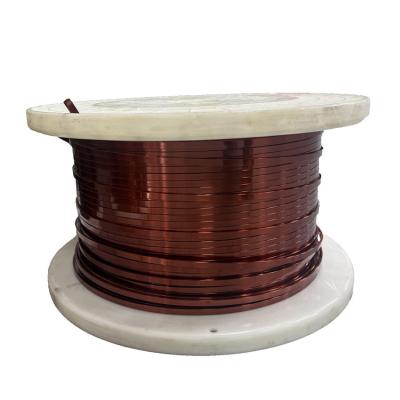 China Flat Coated Wire with Solid Oxygen Free Copper Conductor The Perfect Material for Long-lasting and Dependable Performance for sale