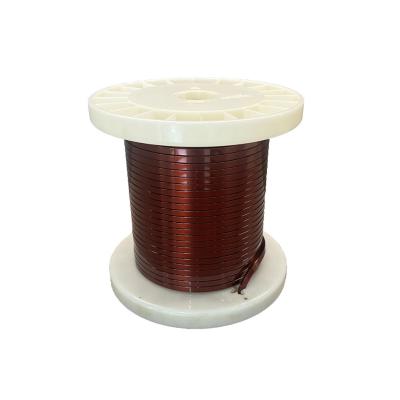China High Conductivity Flat Copper Wire with Customizable Oxygen Free Copper Conductor Material for sale