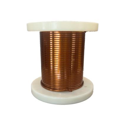 China Customizable Enameled Flat Copper Wire High Temperature Resistance and Color Customization Options for sale