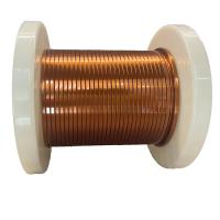 China High Conductivity Flat Copper Wire with Customizable Oxygen Free Copper Conductor Material for sale