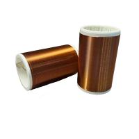China 0.10mm - 2.20mm Enameled Insulated Wire Overcoat Polyamide Copper Wire Thermal Class 155 for sale