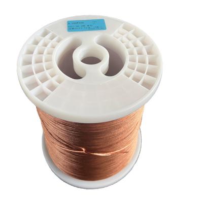 China Temperture Class 155 Enamelled Copper Wire UEWF 0.1*100 Stranded Wire with Natural Color for sale