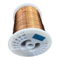China UEWF Overcoat Polyamide Imide Wire AWG 46-10 With 155° Temperture Grade For High Speed Coiling Precessing for sale