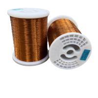 China 155C Temperature Grade Enamel-coated Insulated Copper Wire for and Performance in Natural Red or Green for sale