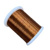 China 155C Temperature Grade Enamel-coated Insulated Copper Wire for and Performance in Natural Red or Green for sale