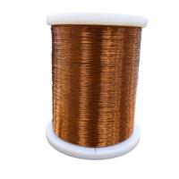 China Non Weldable Enameled Copper Winding Wire 0.1mm - 2.20mm Overcoat Polyamide for sale