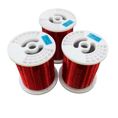China UEWF Overcoat Polyamide Enamelled Wire Red Color UEFN Class Two with Copper Material for sale
