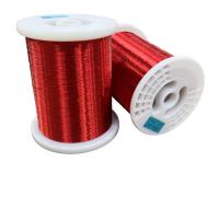 China UEWF Overcoat Polyamide Enamelled Wire Red Color UEFN Class Two with Copper Material for sale